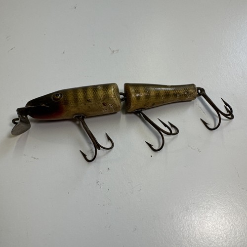 Creek Chub Jointed Pikie Fishing Lure Diving Wood Crankbait 2600 4.5 ...