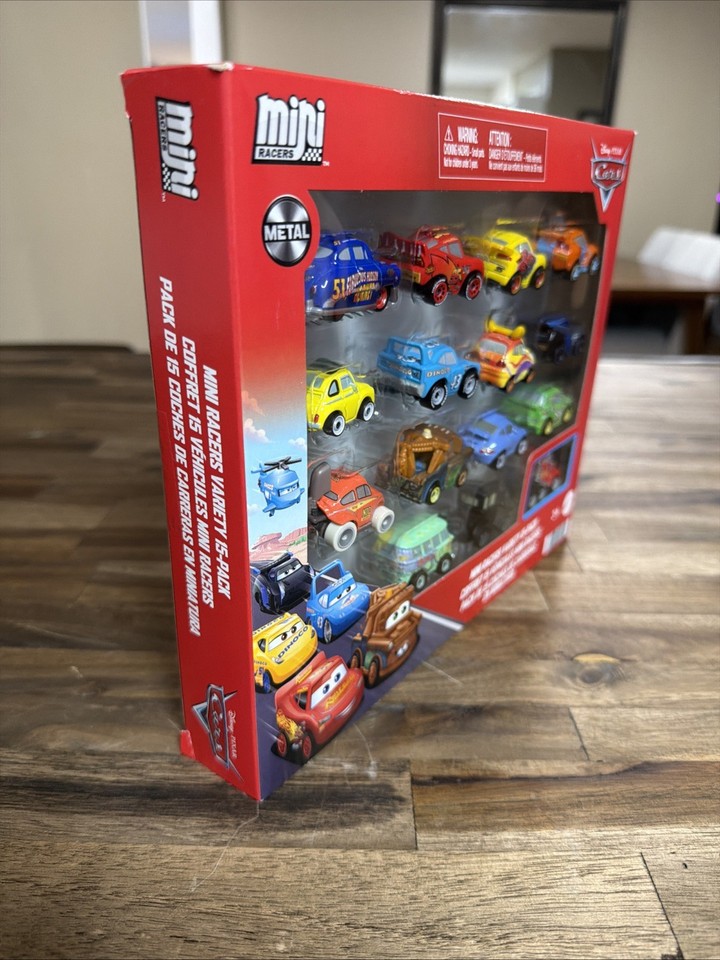 🚗 Disney Pixar Cars Mini Racers 15 Pack Jocko Flocko Mack Lizzie Chick ...