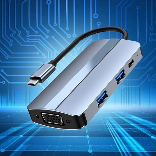 7 in 1 Multiport Adapter PD 100W USB C Dock Station Splitter for ...