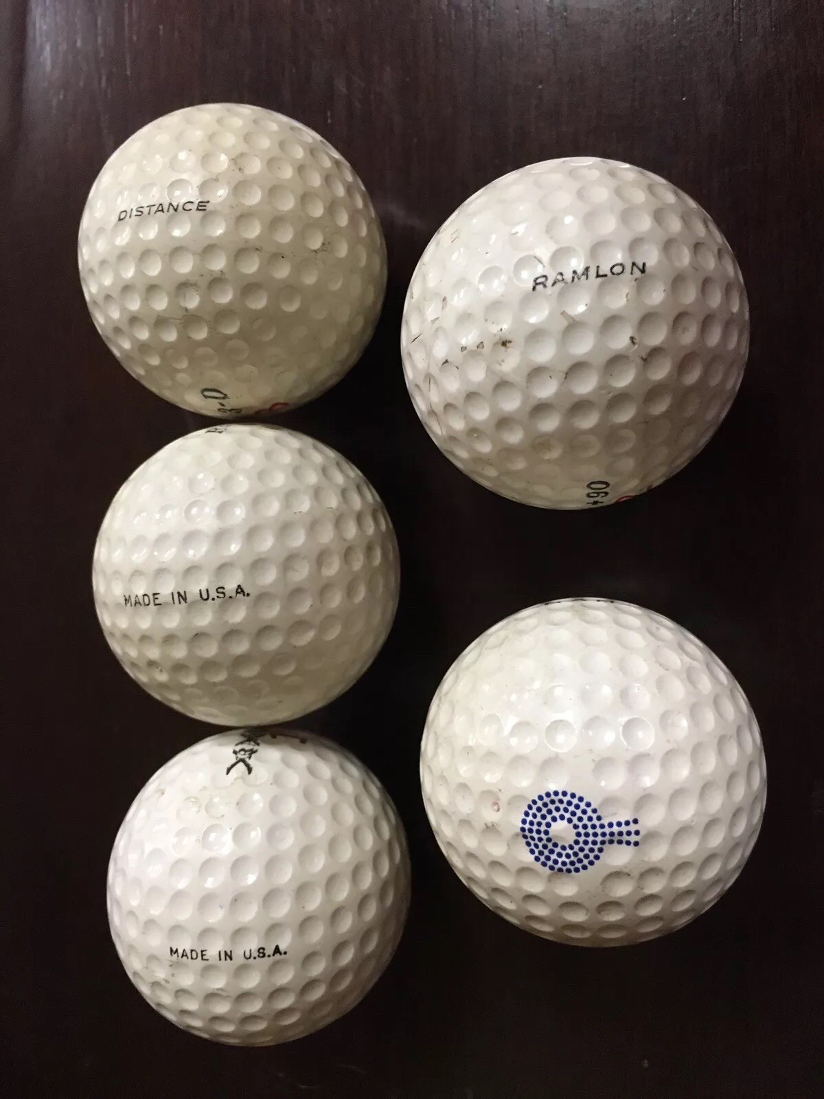 5 Vintage RAM 3 D and RAM + 90 Golf balls | eBay