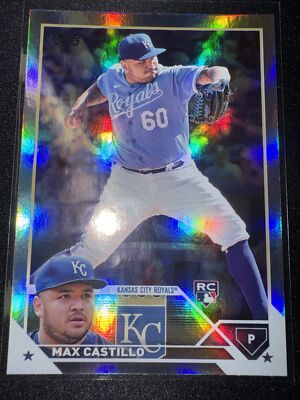 2023 Topps Series 1 Max Castillo Silver Foil #251 Royals Rookie Card | eBay