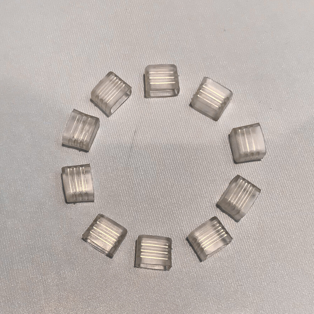 50pcs End Caps for W8mm x H17mm LED Neon Rope Light Strip 12V / 110V ...
