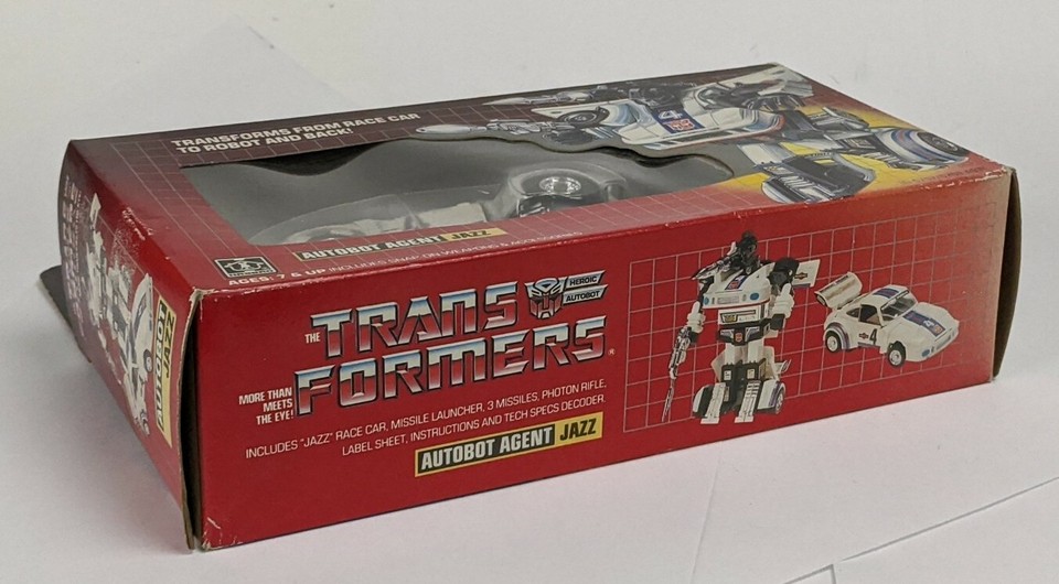 1985 Hasbro G1 Transformers Jazz Autobot Car Sealed Box MISB | eBay