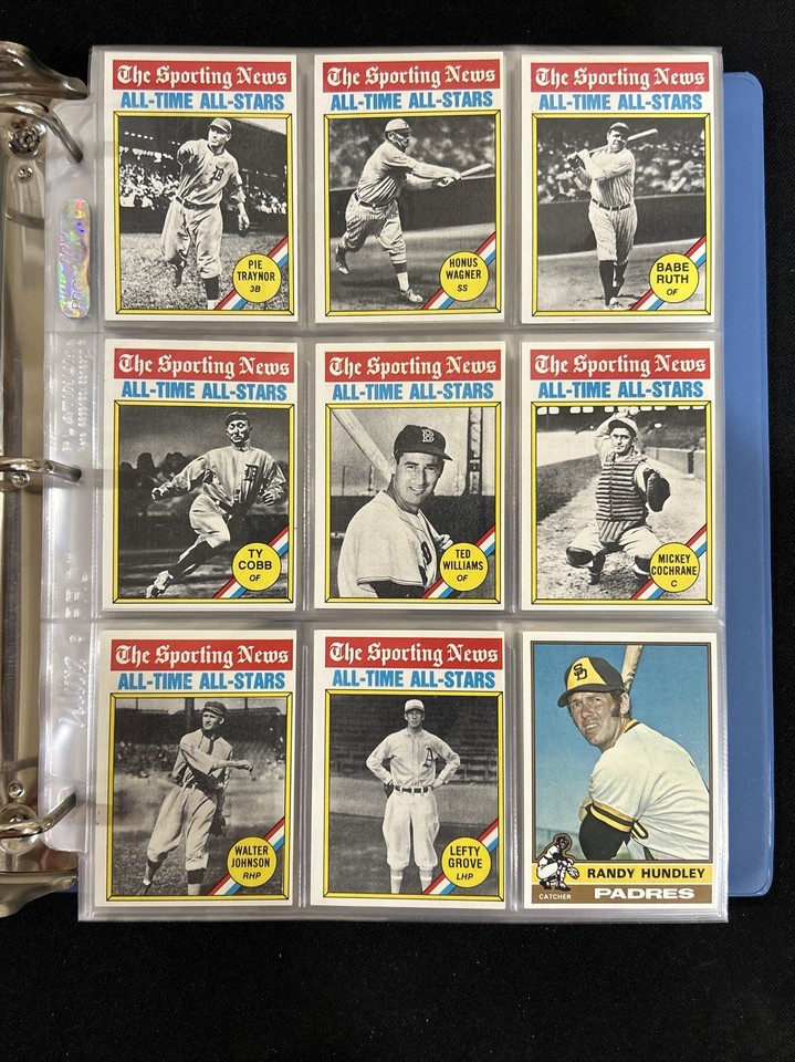 1976 TOPPS BASEBALL COMPLETE SET 660 NM-MT / Mint Beautiful Nolan Ryan ...