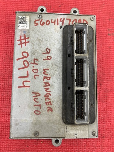 1999 JEEP WRANGLER 4.0L AUT0 ENGINE COMPUTER ECU 56041470AD # 9974 | eBay