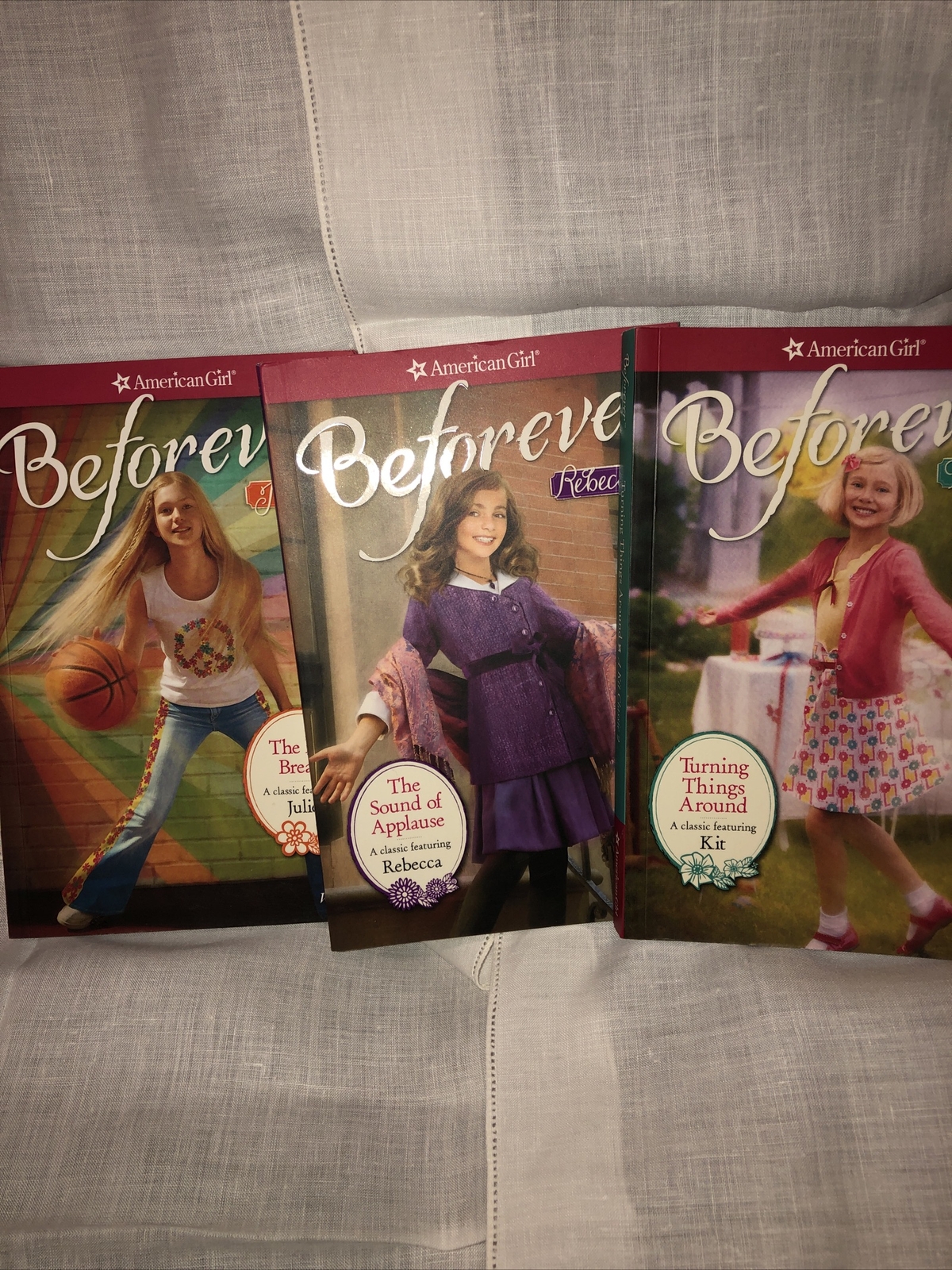 3 Books-American Girl: Beforever: Julie, Kit, Rebecca | eBay