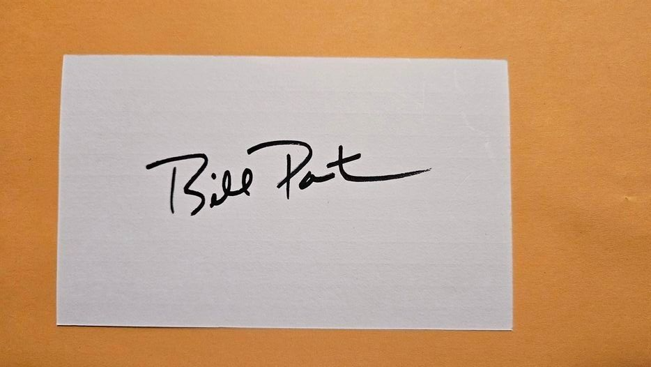 BILL PAXTON SIGNED 3x5 INDEX CARD AUTOGRAPH - ALIENS | eBay