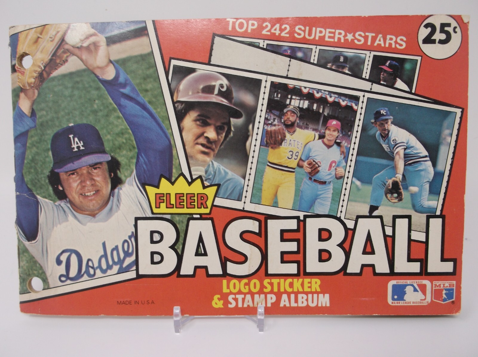 1981 Fleer Baseball Logo Sticker & Stamp Album 116/242 Complete | eBay