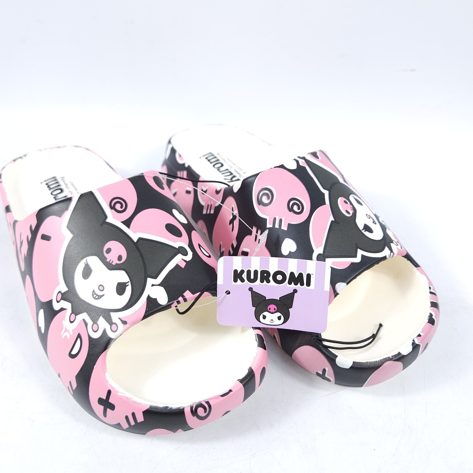 Kuromi Hello Kitty Slide Sandals Juniors Size XL - Gem
