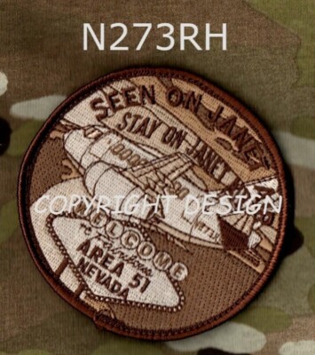 Dod USAF Klas-Area 51 B736 N273RH L2J Vêlkrö Patch : Vue Sur / Stay On ...