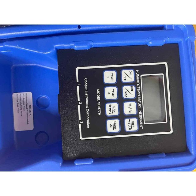 Cooper-Atkins SRH77A Temperature/Humidity Thermistor Instrument for ...