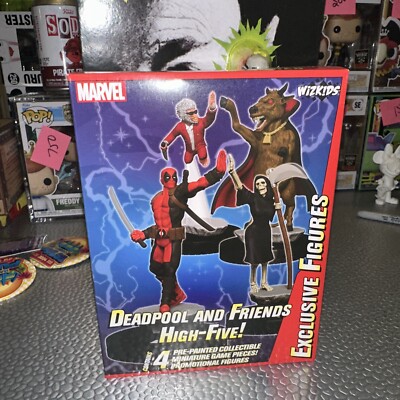 SDCC 2024 Exclusive WizKids NECA Heroclix Marvel Deadpool Friends High ...