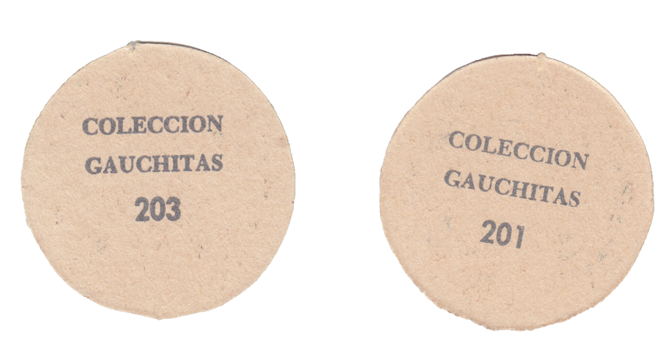 The Three Stooges ~ 1968 Argentina 2 Pog Trading Card Discs #201 #203 ...