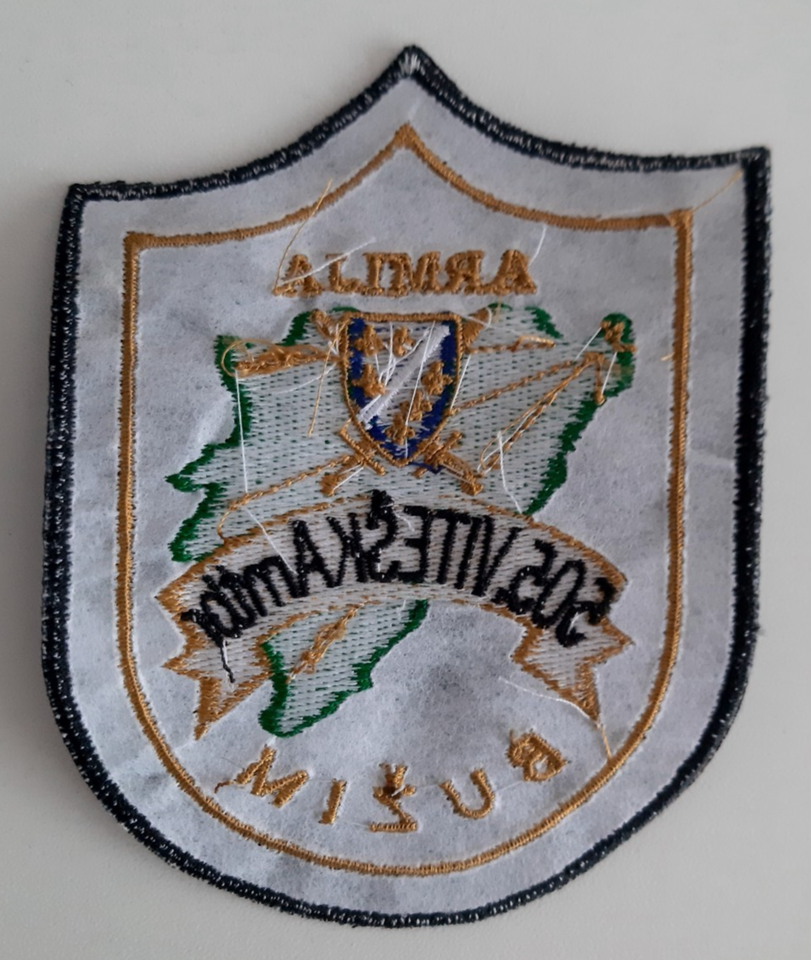 Army Republic Bosnia and Herzegovina patch 5. Corps 505. brigade Bužim ...