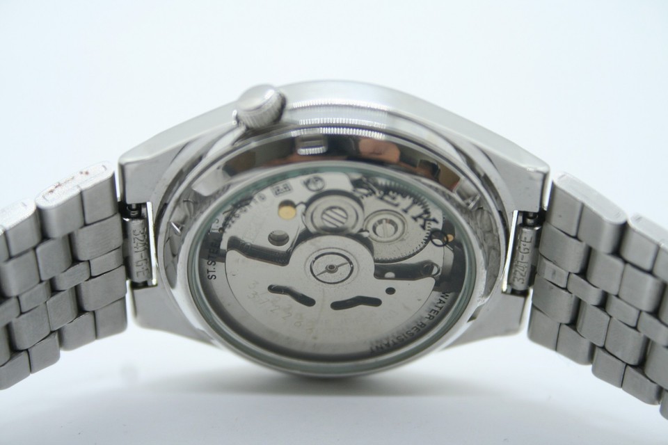 [Near MINT] SEIKO 5 Automatic 7S26-01T0 Day/Date White Dial 21J Men's ...