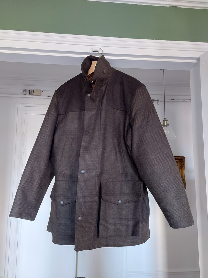 Chrysalis Men’s Tweed Field Coat -Chepstow- in Prince of Wales check ...
