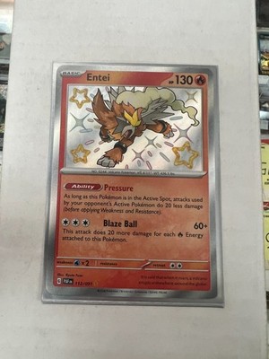 Entei 112/091 Paldean Fates Shiny Rare NrMt | eBay