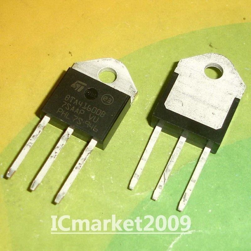 10 PCS BTA41-600B TO-247 BTA41600B BTA41-600 40A 600V Triacs Transistor ...