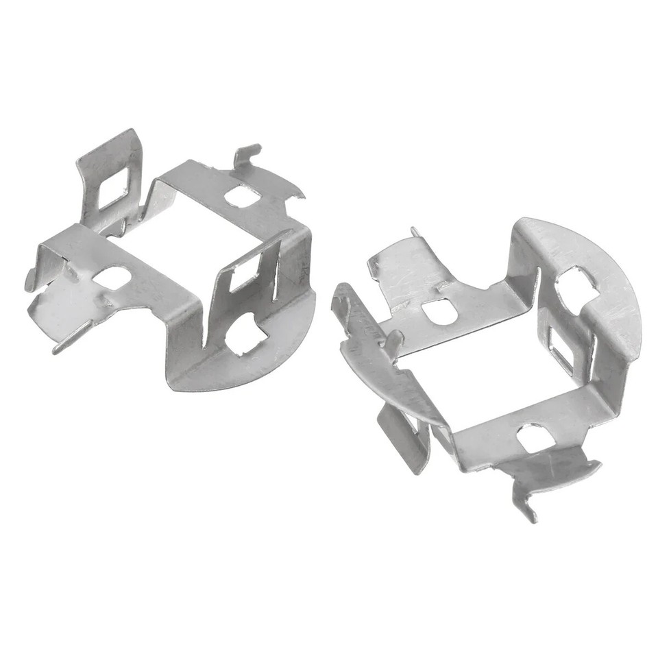 2x H7 LED Headlight Bulb Adapter Holders Socket Base Retainer Clip For ...