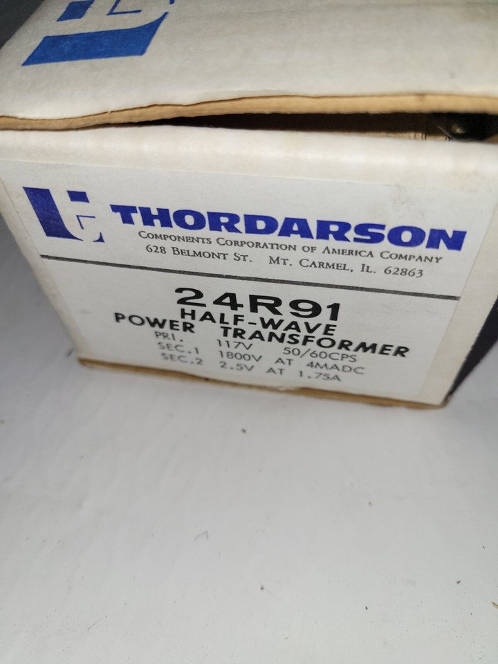 Thordarson 24R91 Half Wave Power Transformer | eBay