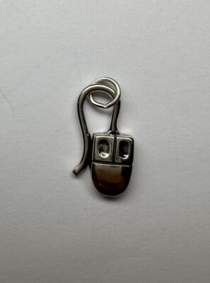 Shube’s Dakota West Sterling Silver Computer Mouse Charm Or Pendant 1 ...