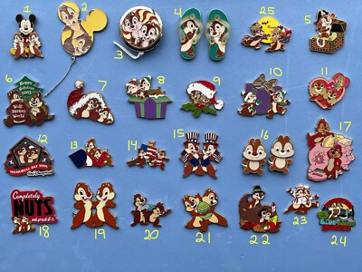 2000 to 2010 Misc. Chip & Dale Pins - 25 pins in all to choose from U ...
