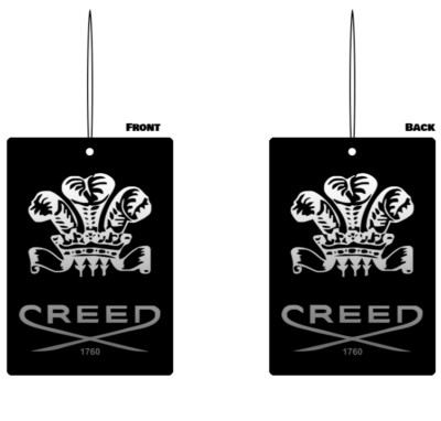 Creed Car Air Freshener Scented Double Sided Perfume Long Lasting ...