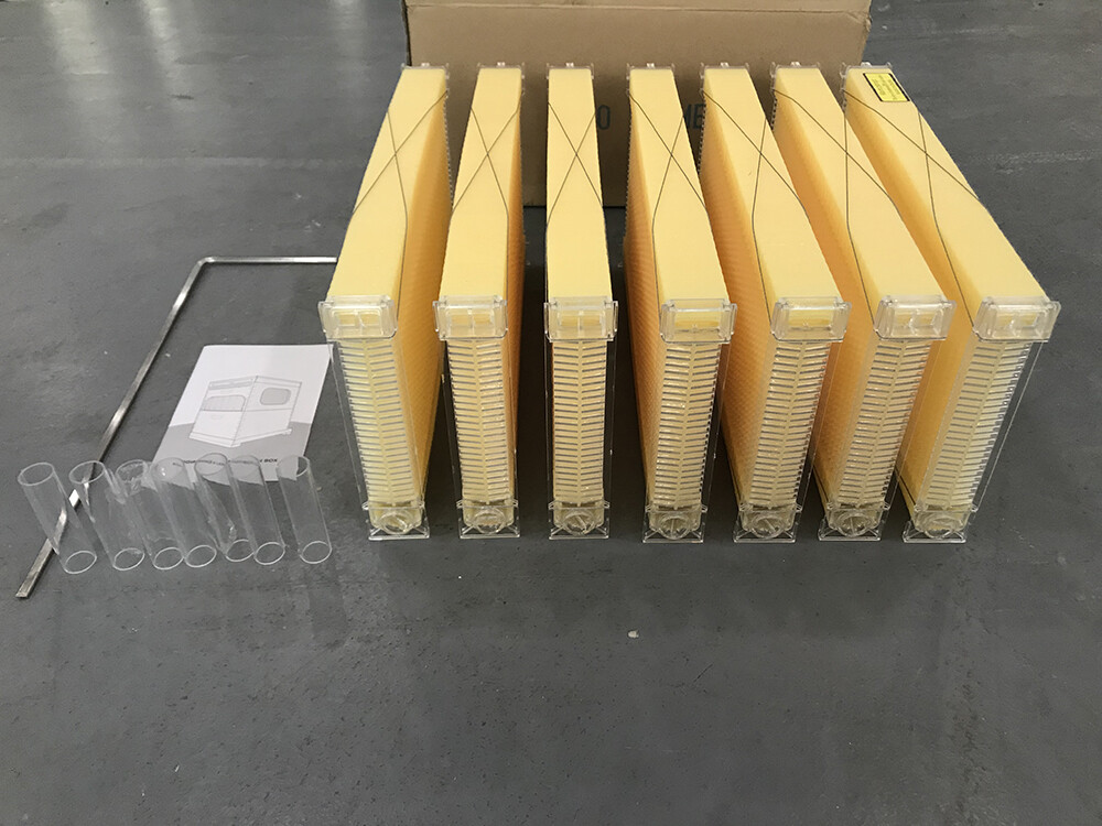 4PCS Auto eehive Frame Flowing Beehive Honey Comb Hive Frames ...