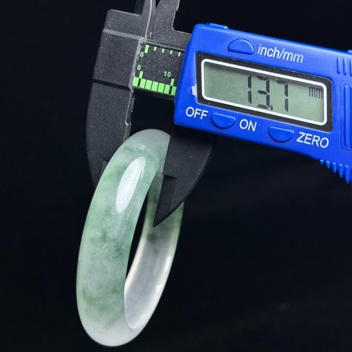 Certified Natural AAA Icy White&Green Myanmar Jade jadeite bracelets ...