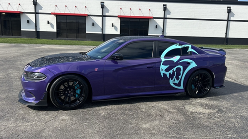 Dodge Charger Hellcat Logo Vinyl Decal Custom Color and Size upon ...