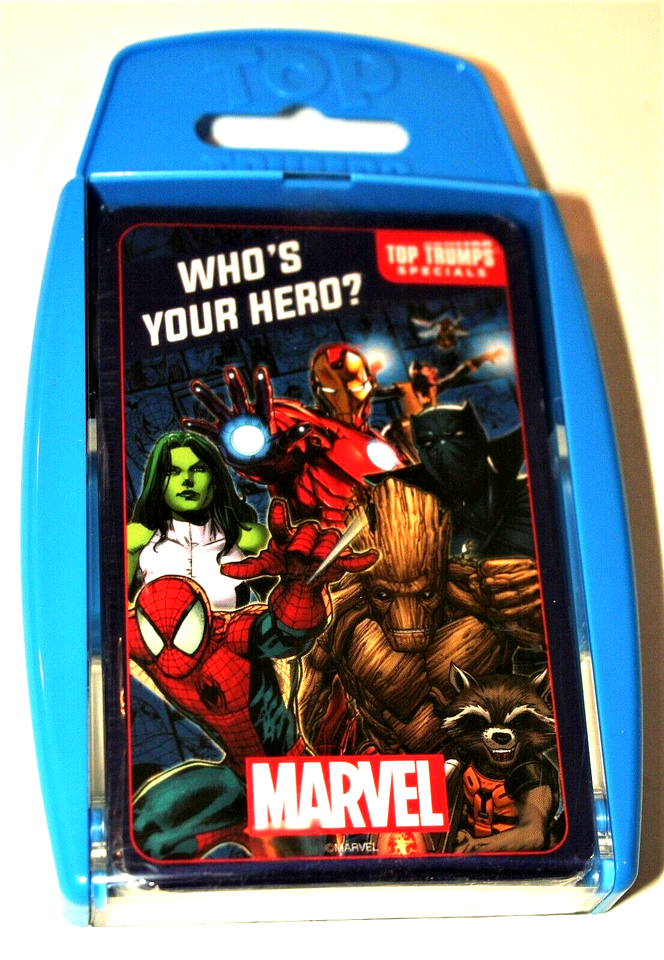 Marvel Comics Top Trumps Specials Whos Your Hero? Deck of Card Game New ...