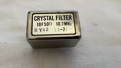 Ham Radio RF MEIDENSHA MEW Crystal Filter Type RY42 10.7Mhz 10F50D ...