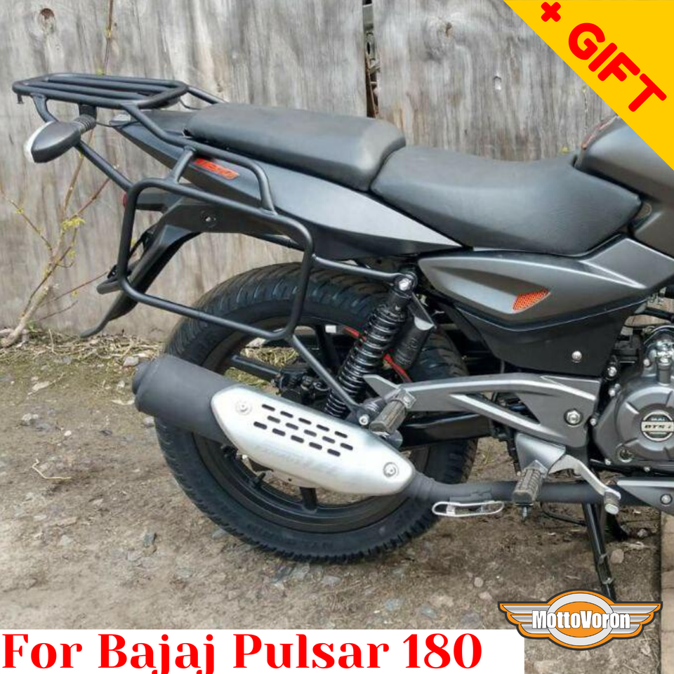 For Bajaj Pulsar 180 rack luggage system Rouser 180 side carrier for ...