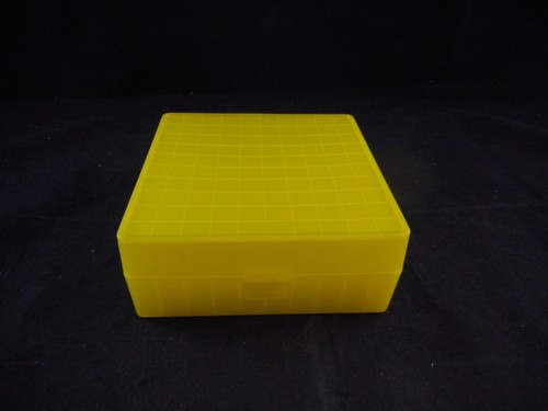 Lab Plastic 10x10 100-Place Cryogenic Freezer Box Alphanumeric Labeled ...