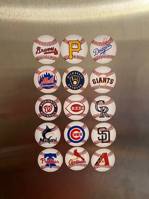 MLB TEAM LOGO BASEBALLS - MAGNETS SET - All 30 teams | eBay