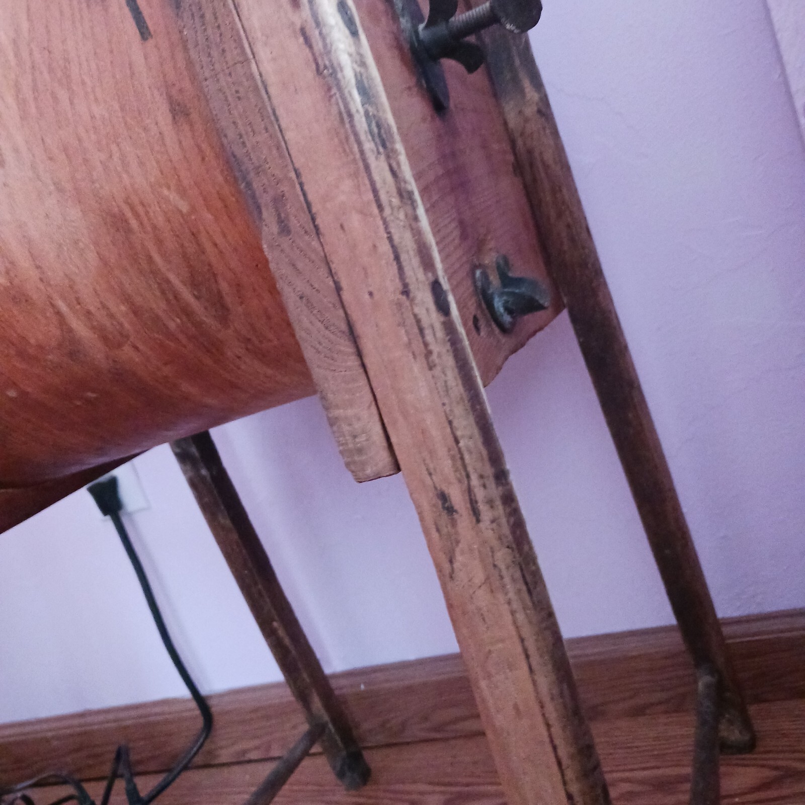 Antique Four-Gallon Bent Wood Churn No. 2 By M. Brown & Co Wapakometa ...