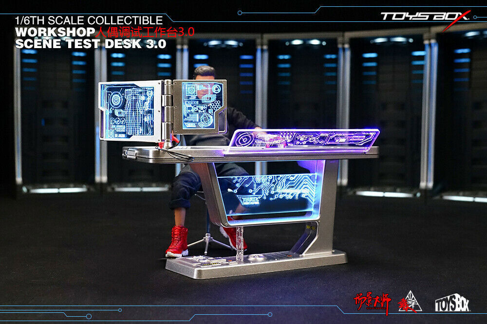 1/6 Iron Man TB090 Workshop Scene Test Desk 3.0 Debugging Desk Model ...