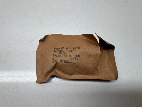 CUTLER HAMMER AIRCRAFT TOGGLE SWITCH 8824K14 MS35059-23 | eBay