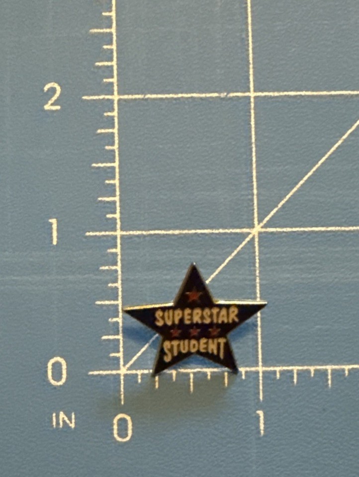 Superstar Student Lapel Pin Recognition Award 5-Point Star | eBay