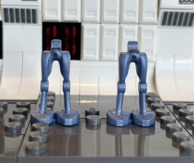 Lego Star Wars Super Battle Droid Pearl Sand Blue Sw0056 Legs BROKEN | eBay