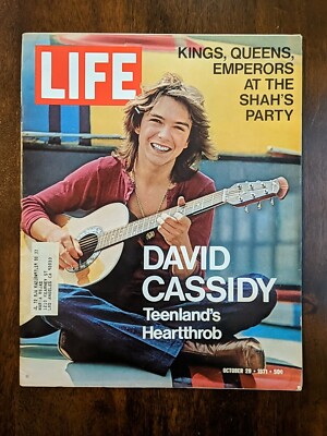 Life Magazine October 29 1971 David Cassidy Shah Iran Seychelles ...