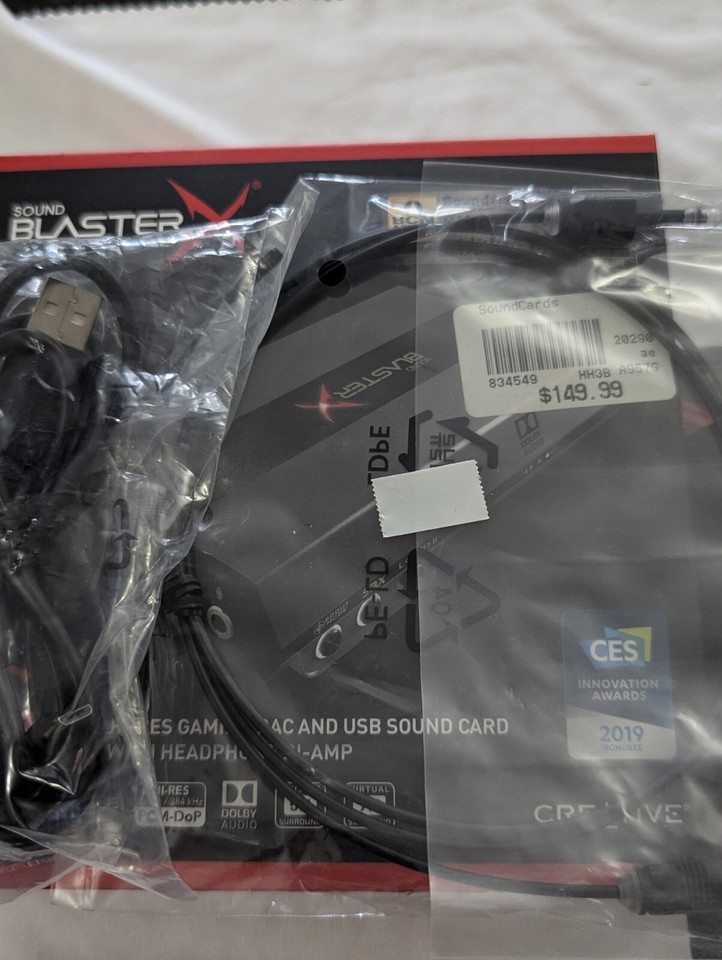 Creative Sound Blaster G6 PS4, PS5, Xbox, PC, Laptop, Headphone Dac ...