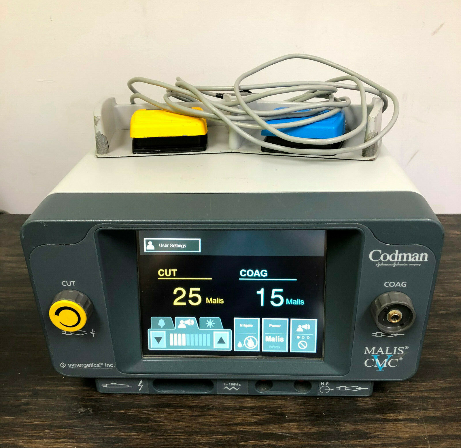 Codman Malis CMC V Bipolar Generator with Footpedal | eBay