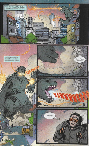 Godzilla Heist Comic 1 First Print Cover A Eggleton 2025 Van Jensen Ramsay IDW | eBay