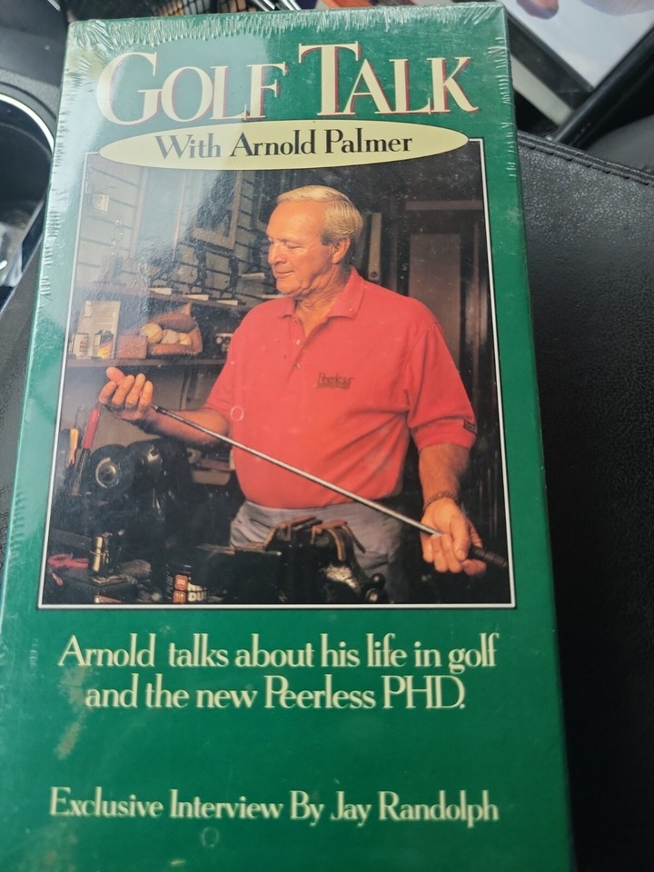 Golf Talk With Arnold Palmer - VHS - 1993 ProGroup - Jay Randolph ...