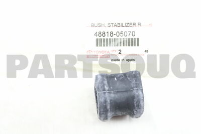 4881805070 Genuine Toyota BUSH, STABILIZER, REAR 48818-05070 | eBay
