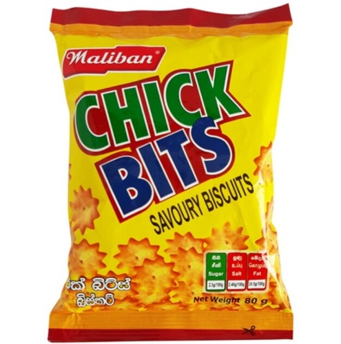 Maliban Chick Bits Savoury Original Biscuits 80g Sri Lanka Ceylon Free ...