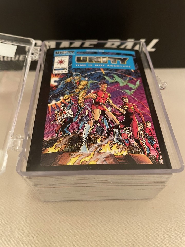 Unity Valiant: : Time is not Absolute Trading Cards 1992 Complete Set ...