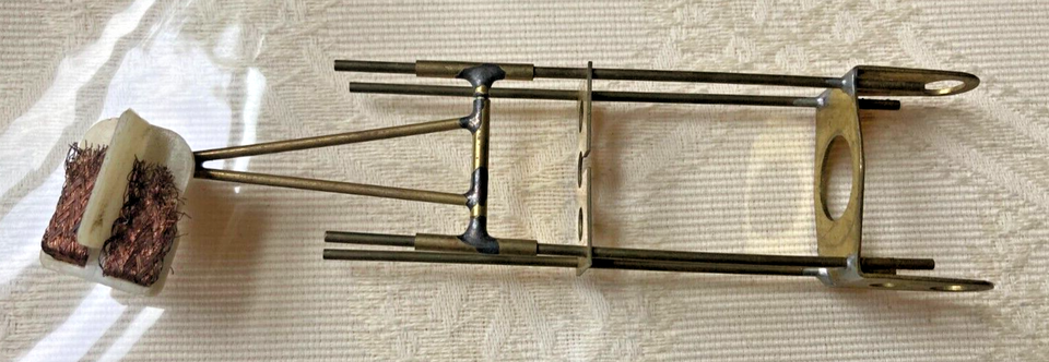 Vintage 1/24 Slot Car Brass Tube Chassis with Frame Swinging Arm ...