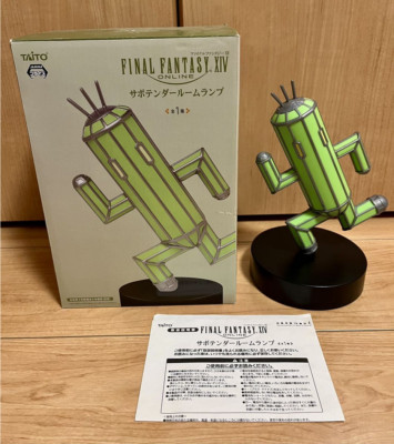Final Fantasy XIV FF 14 Cactuar Sabotender Figure Room Lamp Light Taito ...
